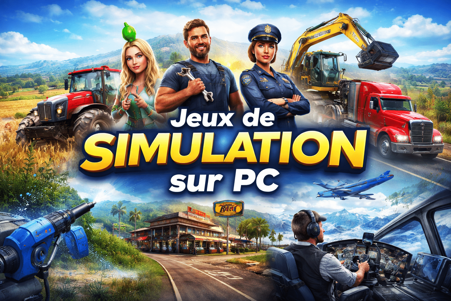 Jeux de simulation sur PC - JeuGX